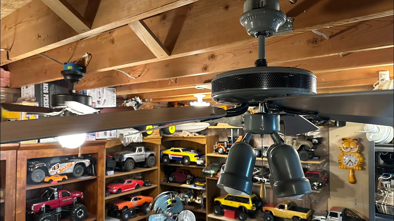 Early Menards Spotlight Ceiling Fan - YouTube
