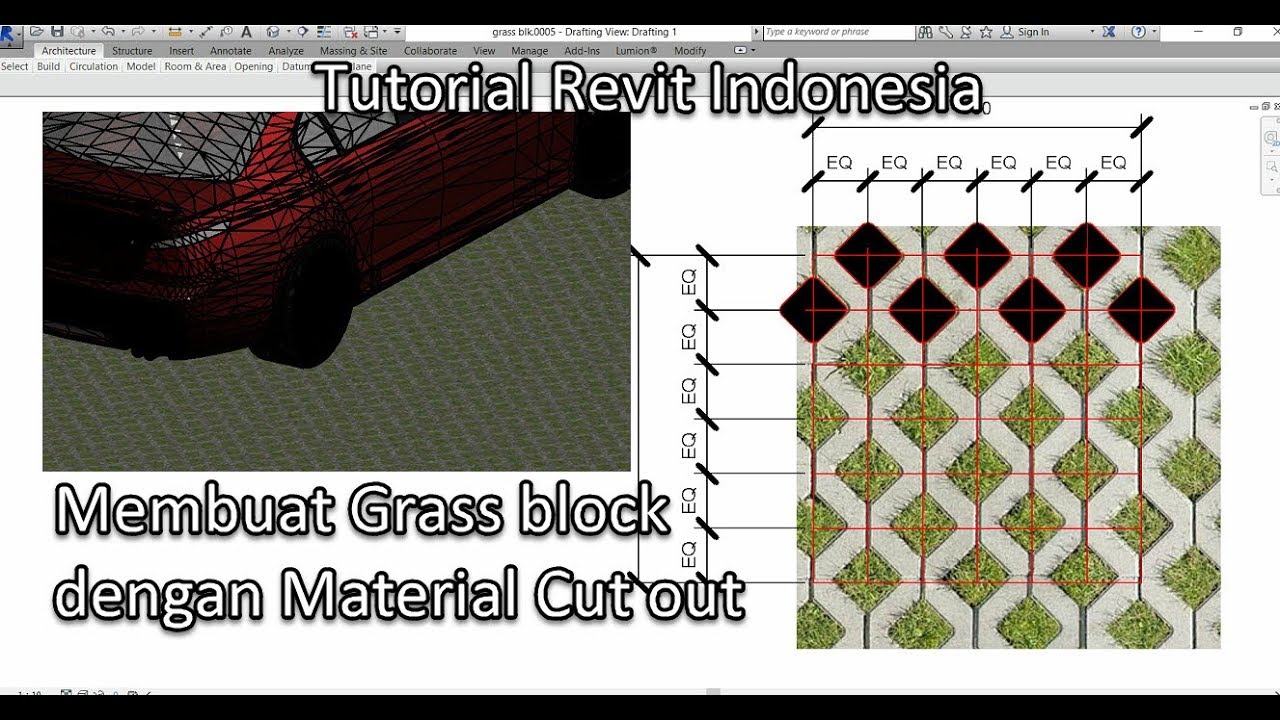 REVIT TIPS Grass Block Dengan Material Cut Out YouTube revit-tips-grass-block-dengan-material-cut-out-youtube