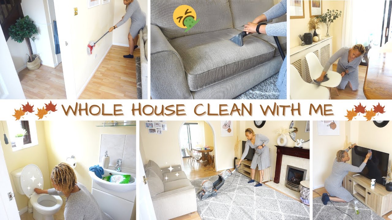 DEEP CLEAN WITH ME FOR FALL 2021 | WHOLE HOUSE CLEANING MOTIVATION ...