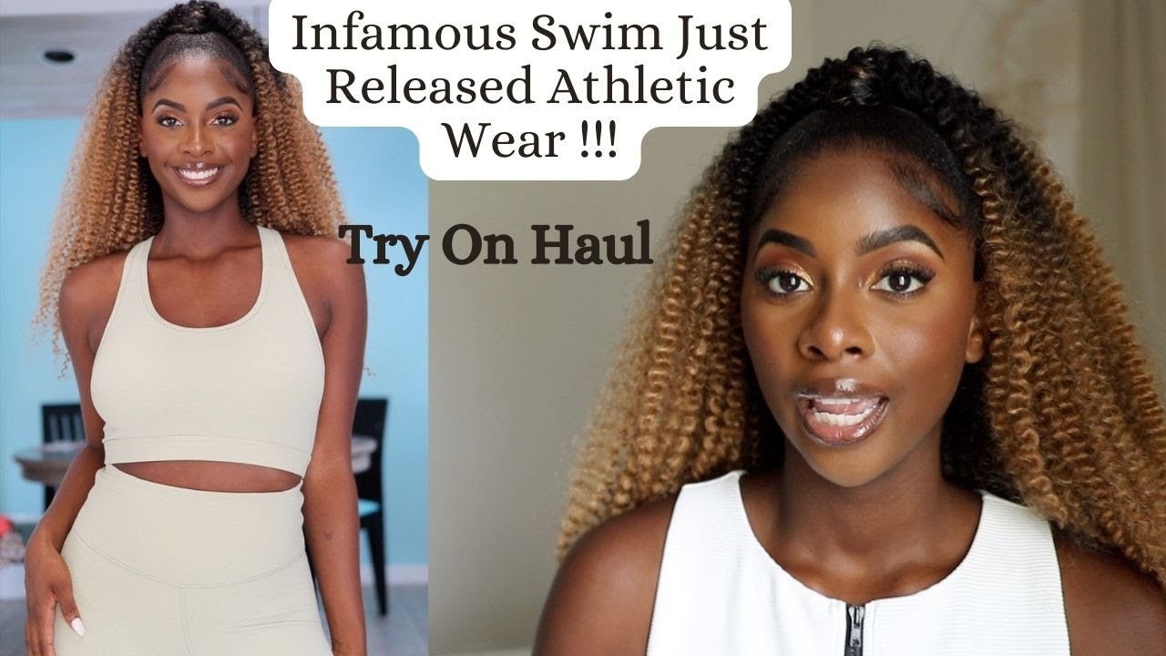 Infamous swim just came out with athletic clothing | try on haul ...