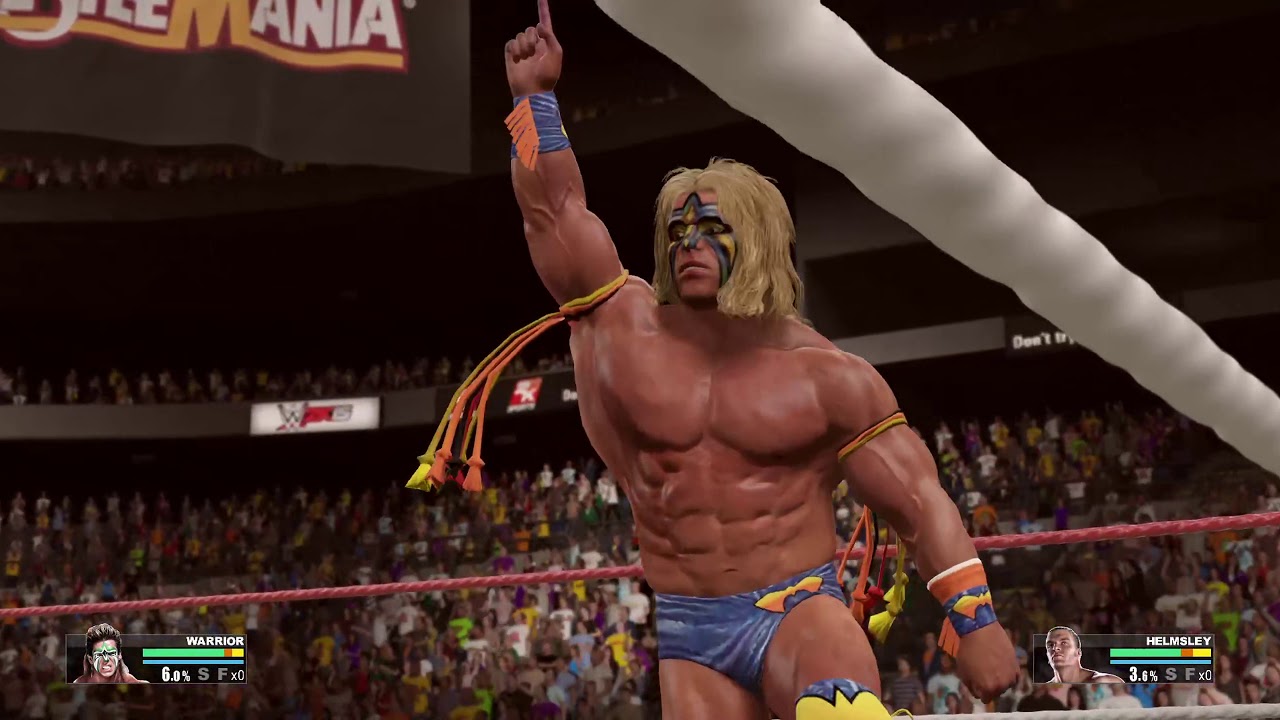 Ultimate Warrior Vs Triple H