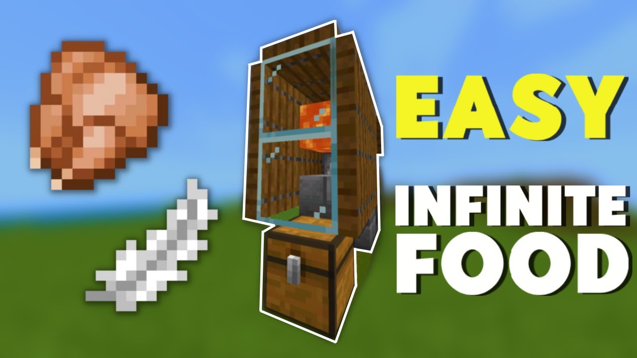 EASY AFK Chicken Farm 1.19+ | Minecraft Bedrock MCPE 2022 - YouTube