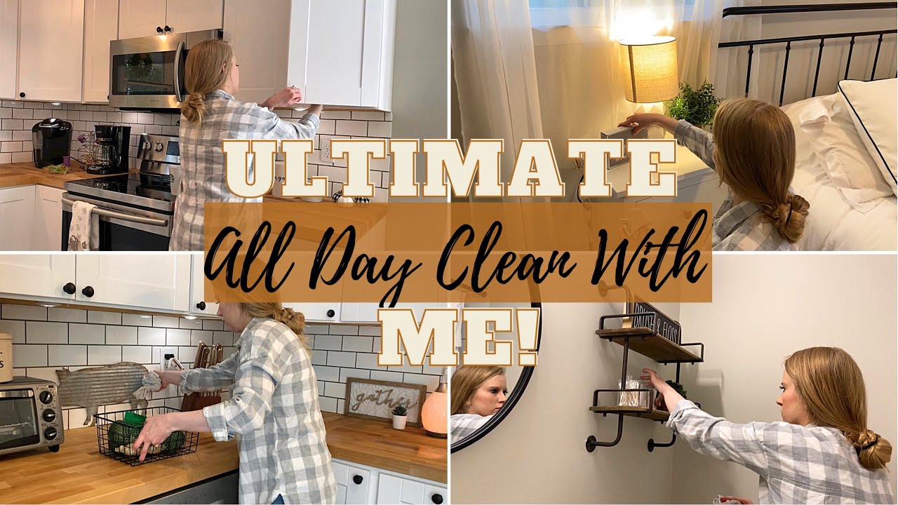 ULTIMATE CLEAN WITH ME 2020 | ALL DAY CLEAN WITH ME | CLEANING ...