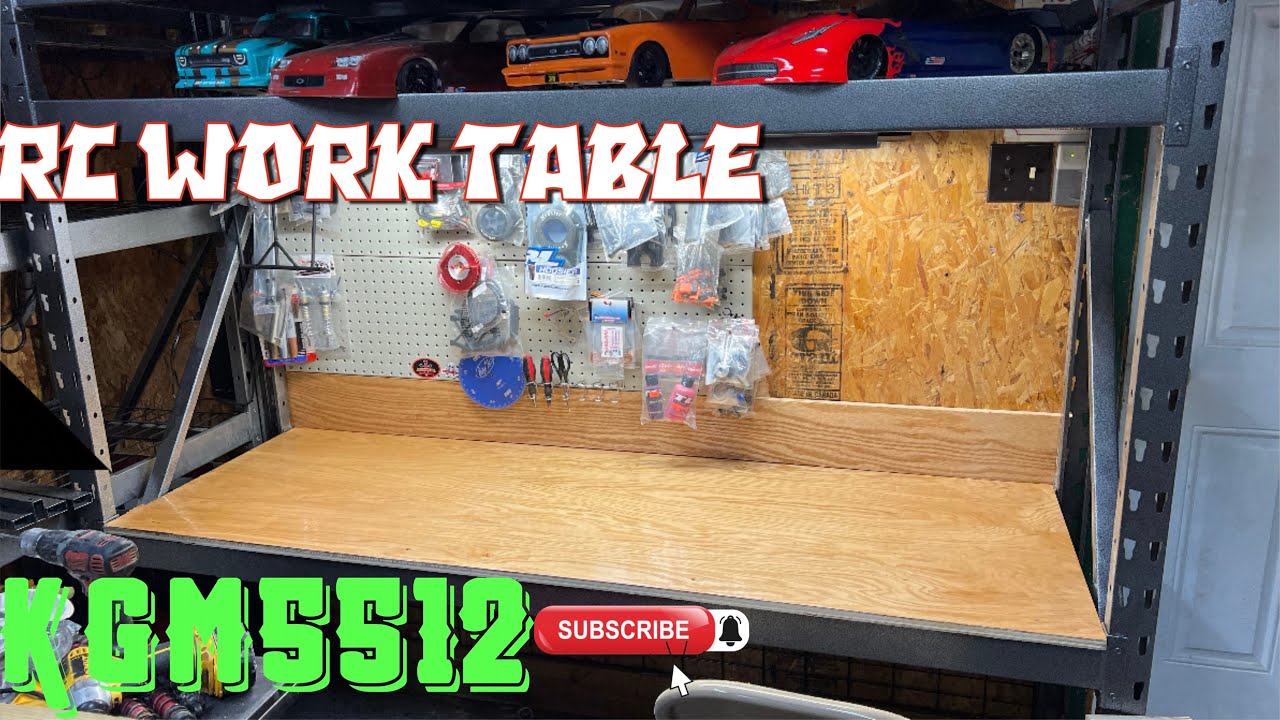New work table for RC cars and trucks - YouTube