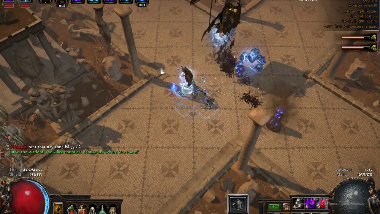 SELF CAST ARC - CONQUEROR DROX - 3.9 (METAMORPH LEAGUE) - YouTube