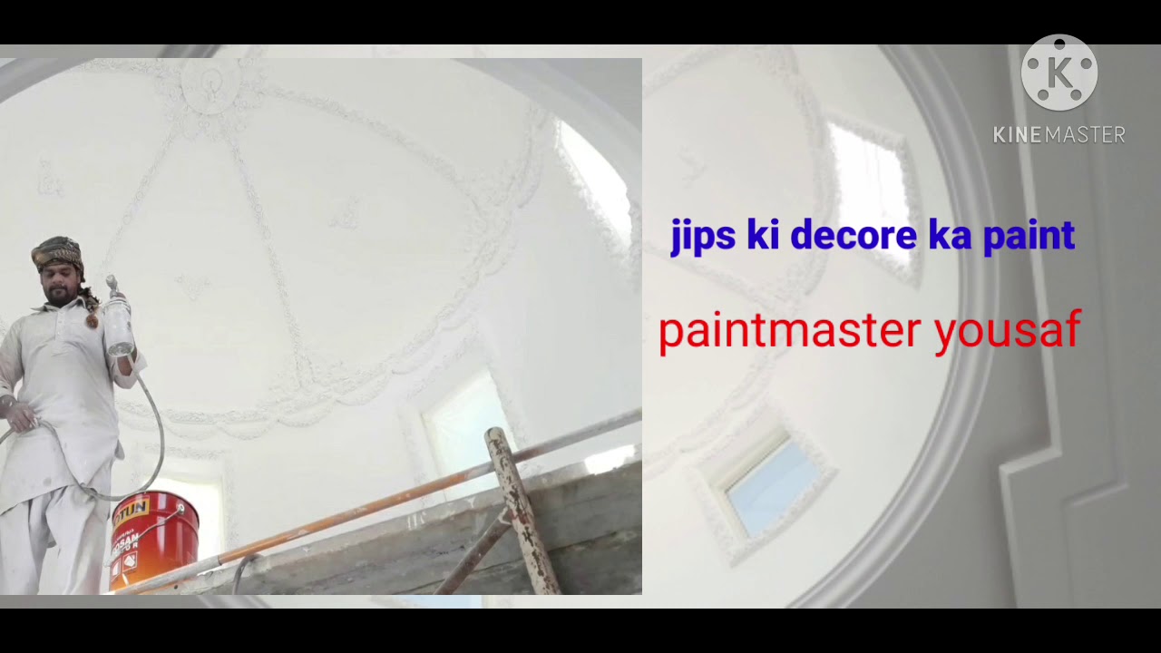 jips ki decor ka paint #paintmaster yousaf - YouTube
