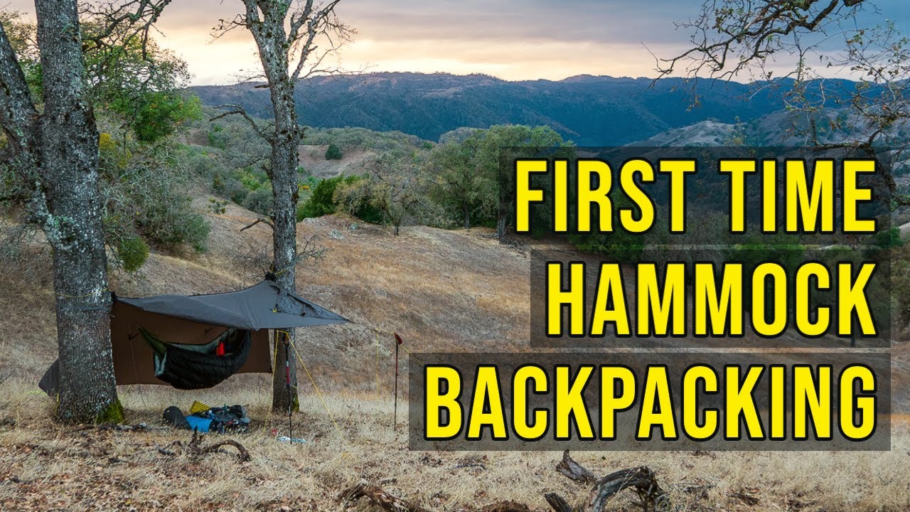 First Time Hammock Backpacking | Henry Coe State Park, CA - YouTube