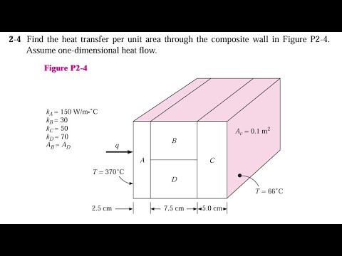 heat transfers question (2.4) problem - YouTube