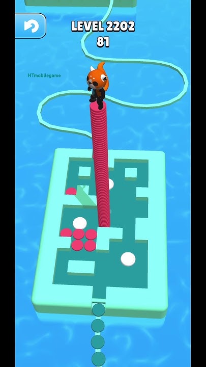 Gameplay top mobile games Relaxing n satisfying game iOS/ANDROID Stacky Dash #shorts Level 2202 ...