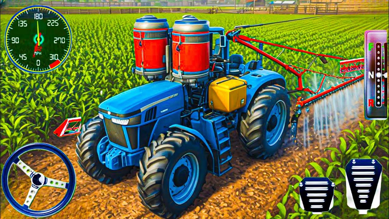 🌾 Wheat Process Day 3 🌾 | Tractor Simulator Game 3D 2025 - Android ...