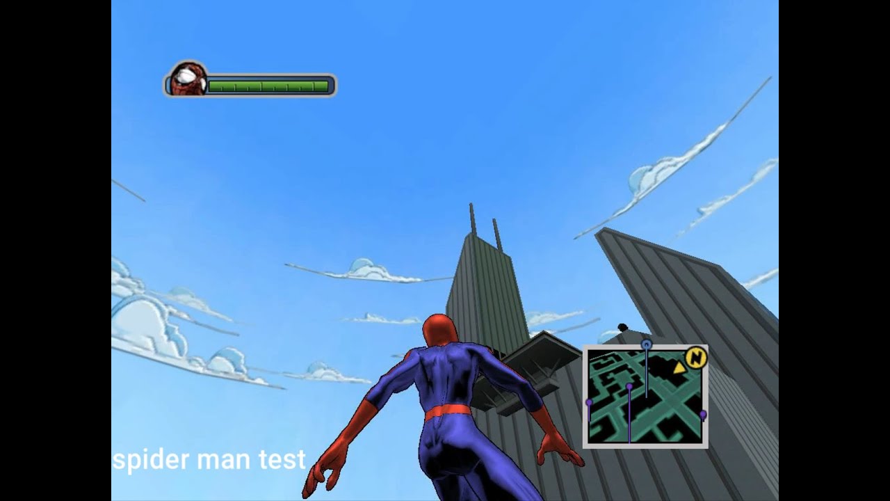 ultimate spider man highest building jump venom and spidey - YouTube