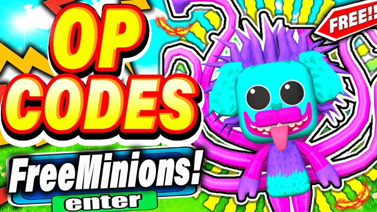 ALL *FREE MONSTER* MINION CODES in MINION SIMULATOR (Roblox Codes ...