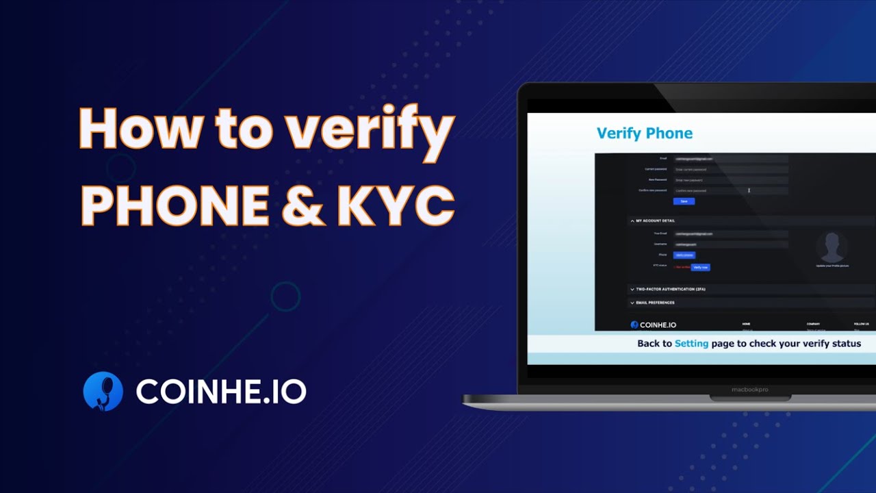 How to verify phone & KYC - YouTube
