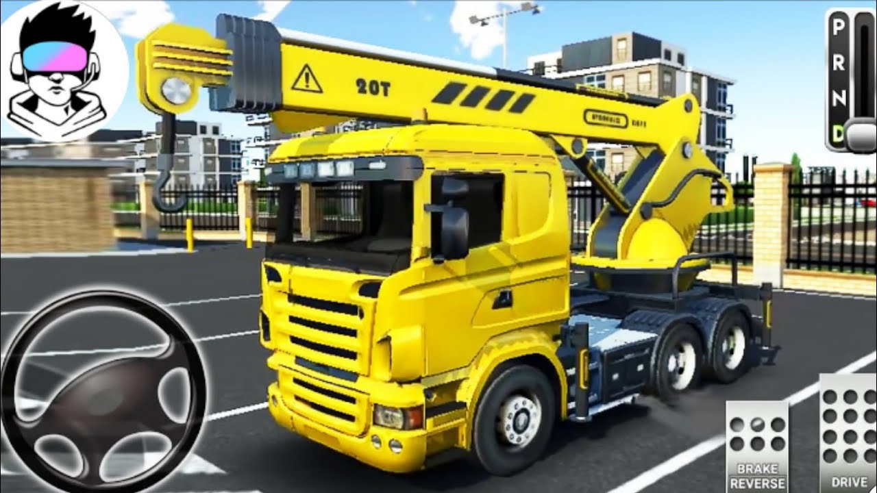 Drive Simulator 2 - Construction Vehicles: Truck Trailer,Big Crane ...