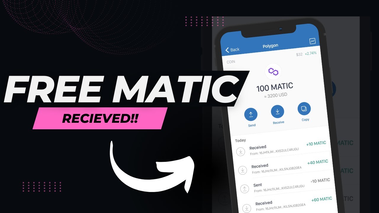 FREE MATIC COIN TRICK | Get $85 MATIC Per Day | Telegram Bot Unlimited ...