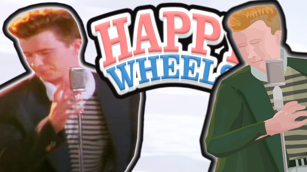 GW KENA RICKROLLED DI HAPPY WHEELS !!! | HAPPY WHEELS MONTAGE LUCU # 7 ...