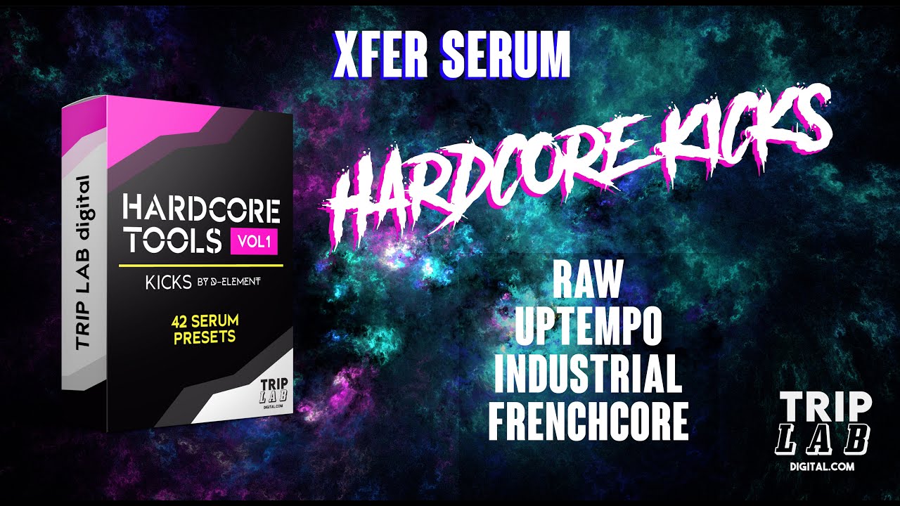 FREE Xfer Serum | Hardcore Tools vol.1 - Kicks by D-Element - YouTube