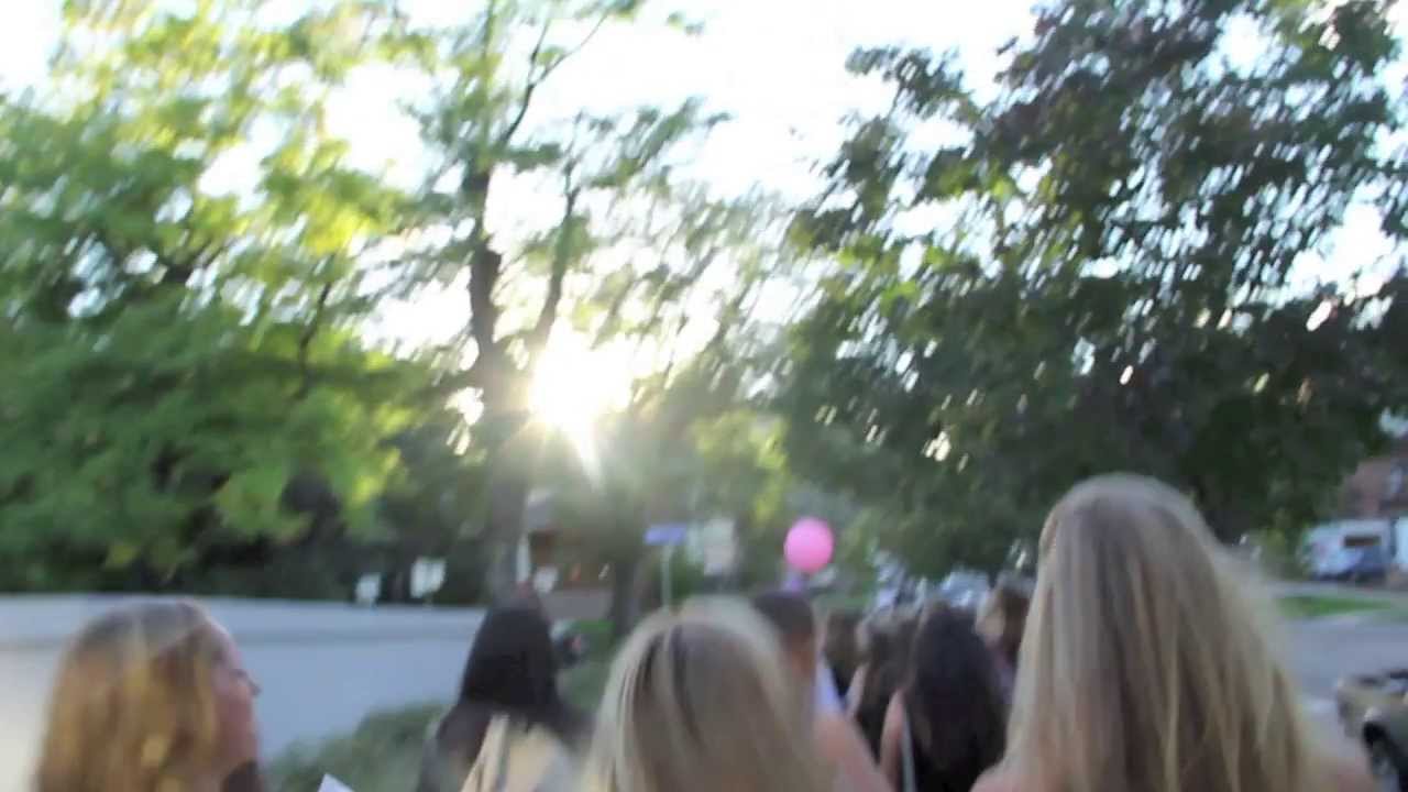 CU Boulder Pi Beta Phi Bid Day 2013 - YouTube