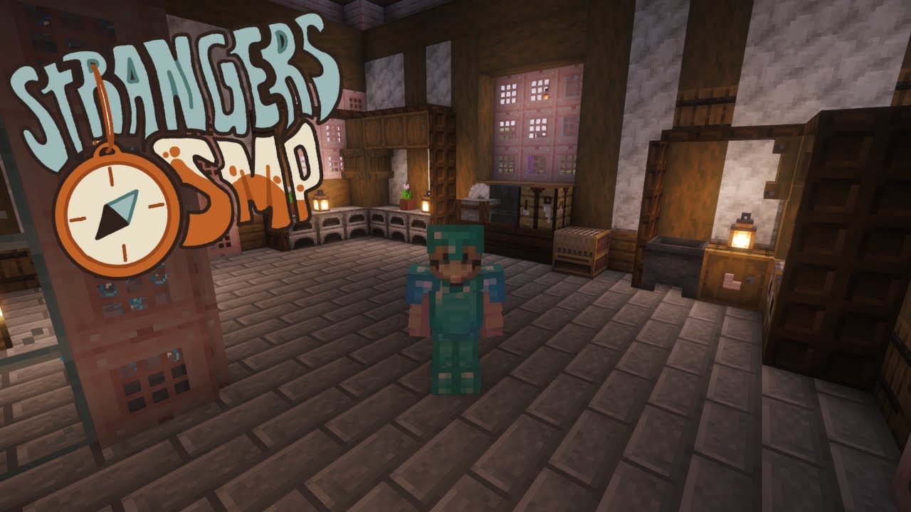 A COZY STORAGE ROOM FOR MY MINECRAFT BASE!!! -Strangers SMP Episode 2 ...