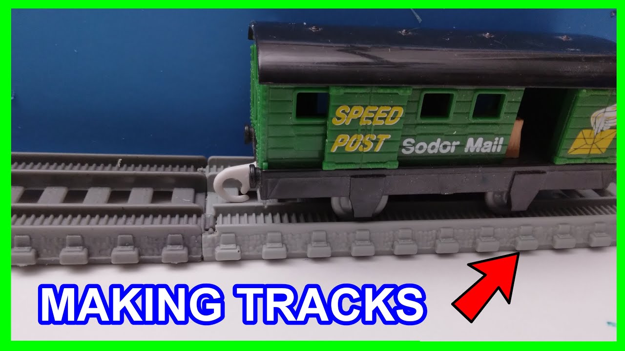 Making Trackmaster straight Tracks - YouTube