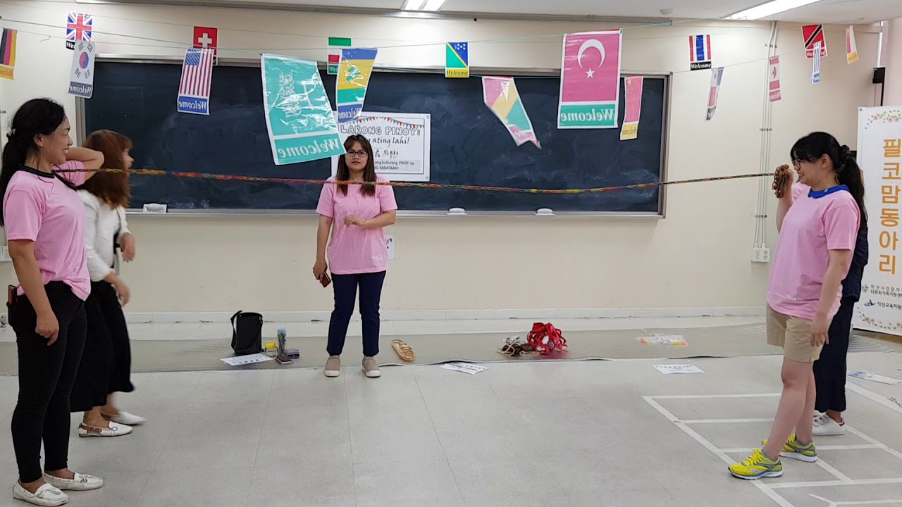 Larong pinoy Chinese garter - YouTube