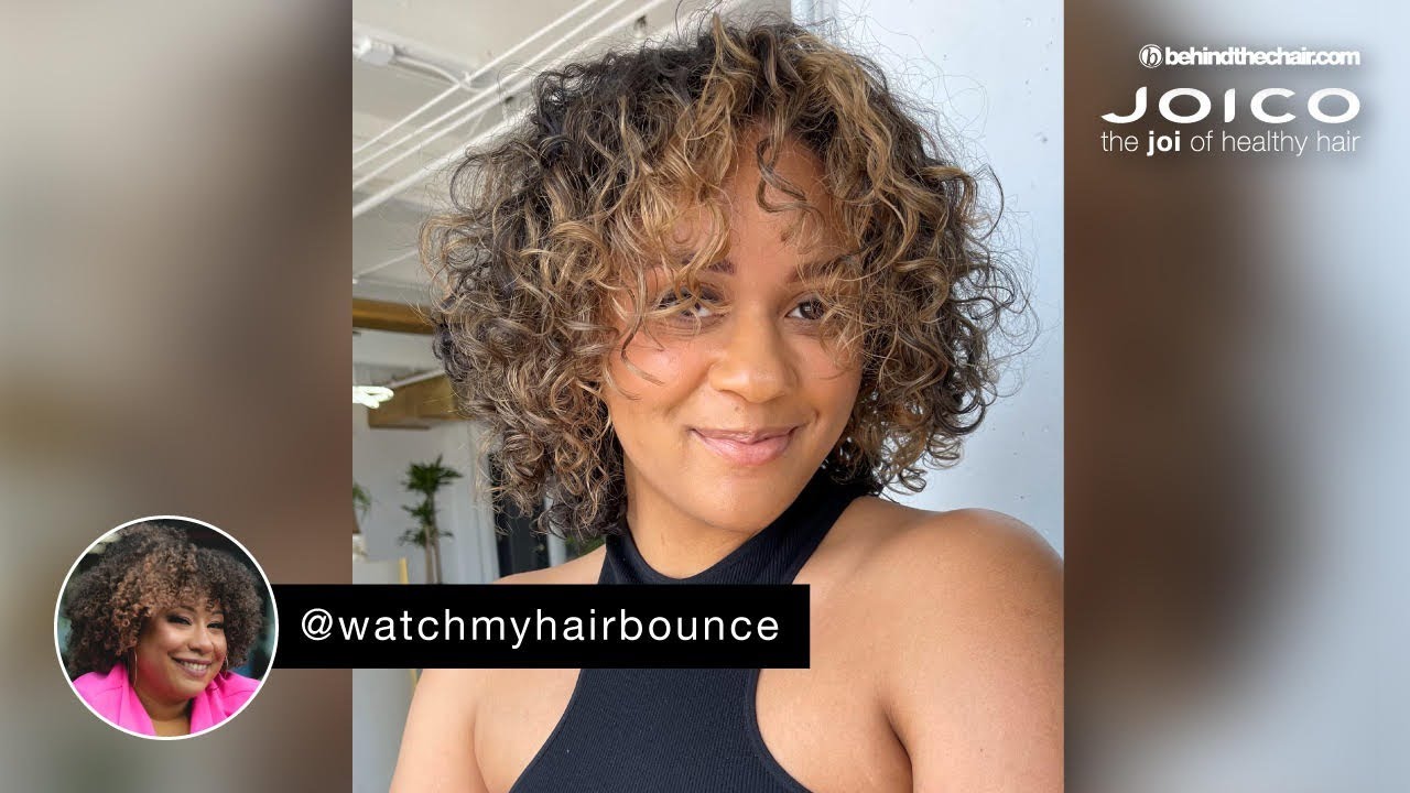 Honey Blonde Curls: Color Block & Toning Techniques - YouTube