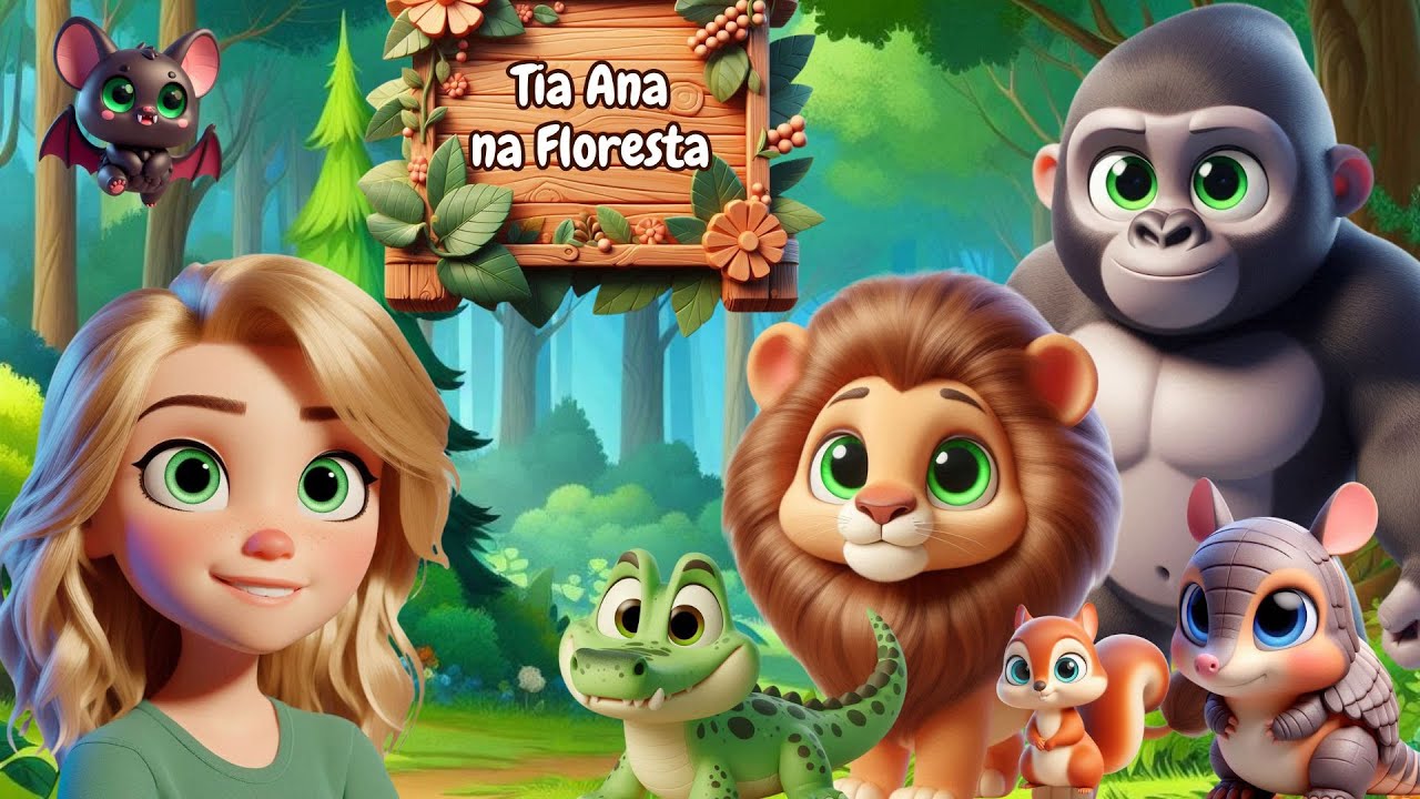 🌳 TIA ANA NA FLORESTA COM OS BICHINHOS - YouTube