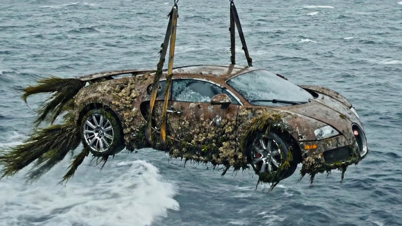 After Years Lost Beneath the Ocean… This Bugatti Veyron’s Restoration ...
