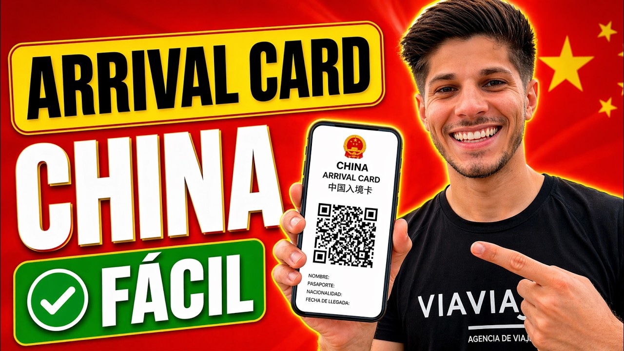 Como Rellenar el ARRIVAL CARD para CHINA 🇨🇳 Fácil y Rápido - YouTube