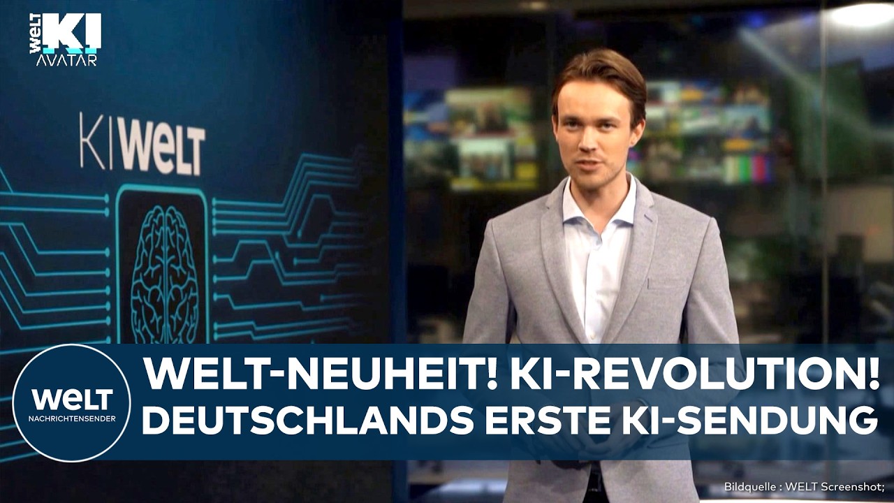 KI-WELT: WELT-Neuheit! KI-Revolution! Nachrichten vom Avatar! Das ist ...