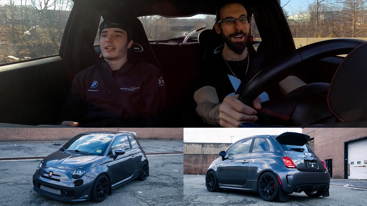 Picking Up E85 In The Big Turbo Fiat 500 Abarth | Anthony’s First Ride ...