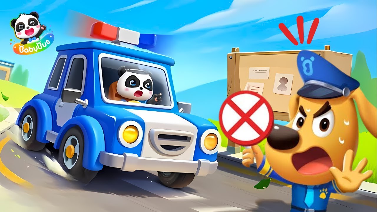 Hero Kiki Is Coming || Police car, depart! || Run! Bad Guy Coming ...