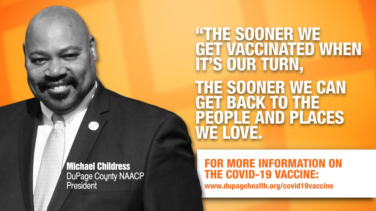 COVID 19 Vaccine Champion Michael Childress It's Our Turn - YouTube