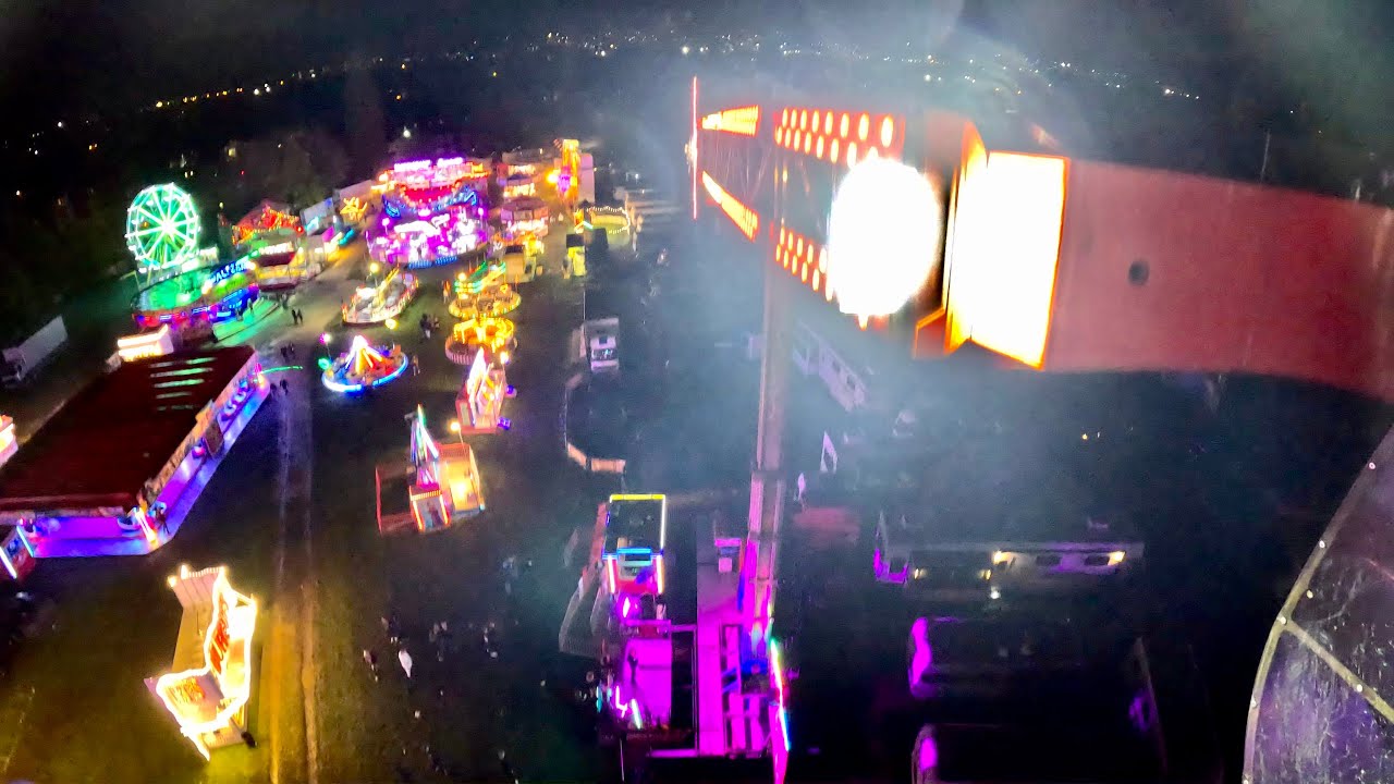 Scott Holland - Vertigo - Lincoln Funfair 2024 (Onride) - YouTube