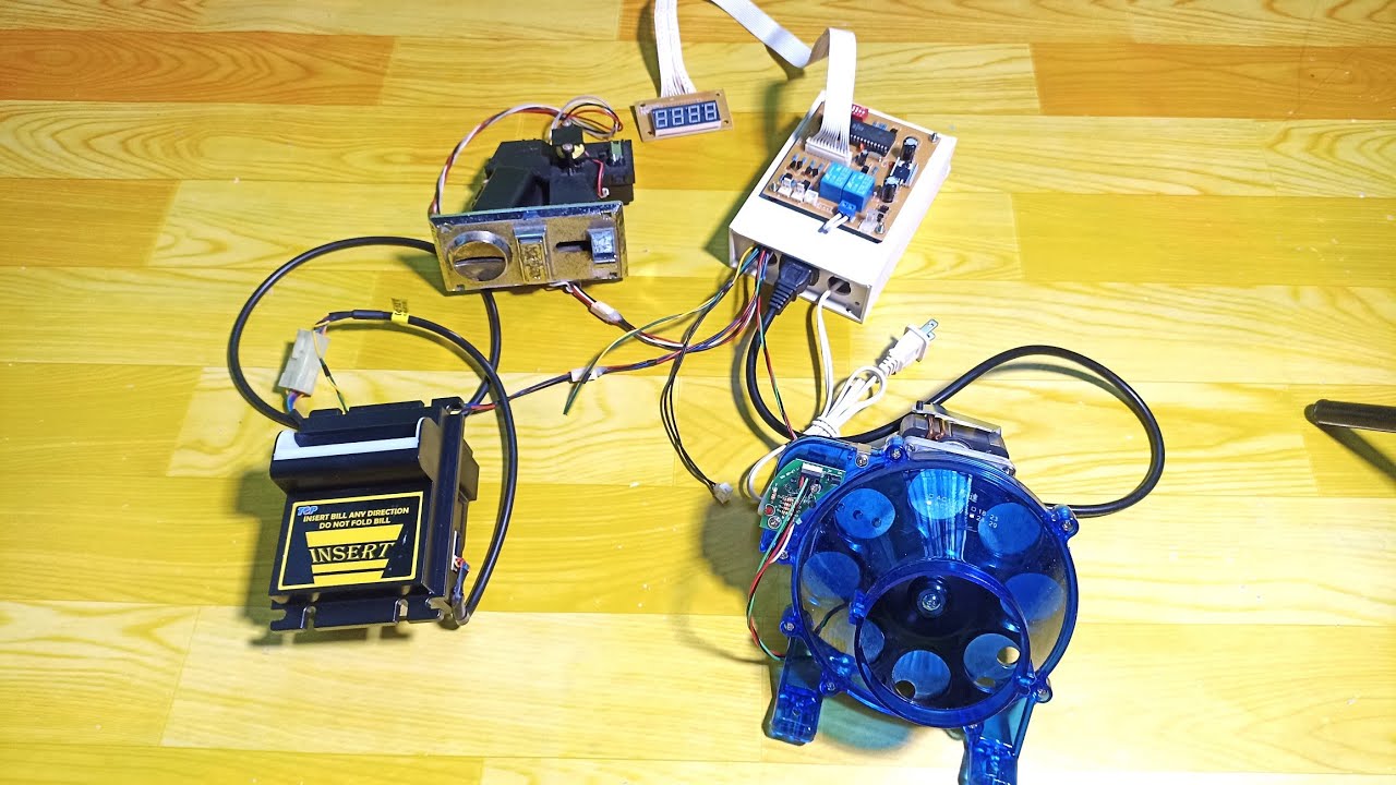 full demo ALLAN TIMER converted to COIN CHANGER - YouTube