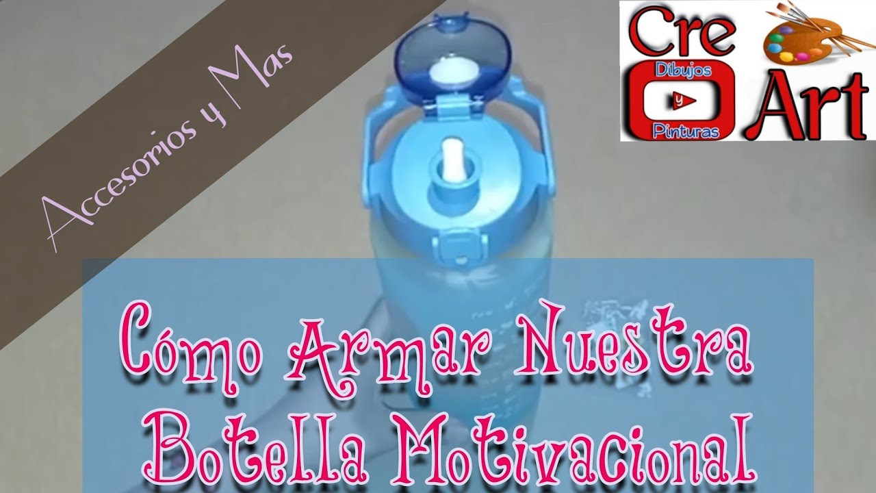 Cómo Armar El Popote, Pitillo o Pajilla de Nuestra Botella Accesorios y ...