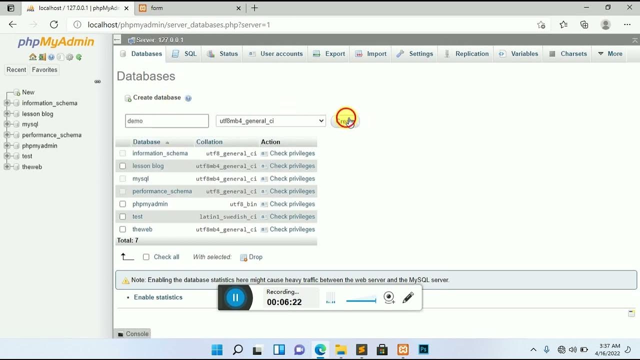 jinsi ya kutengeneza registration form kwa php and html - YouTube