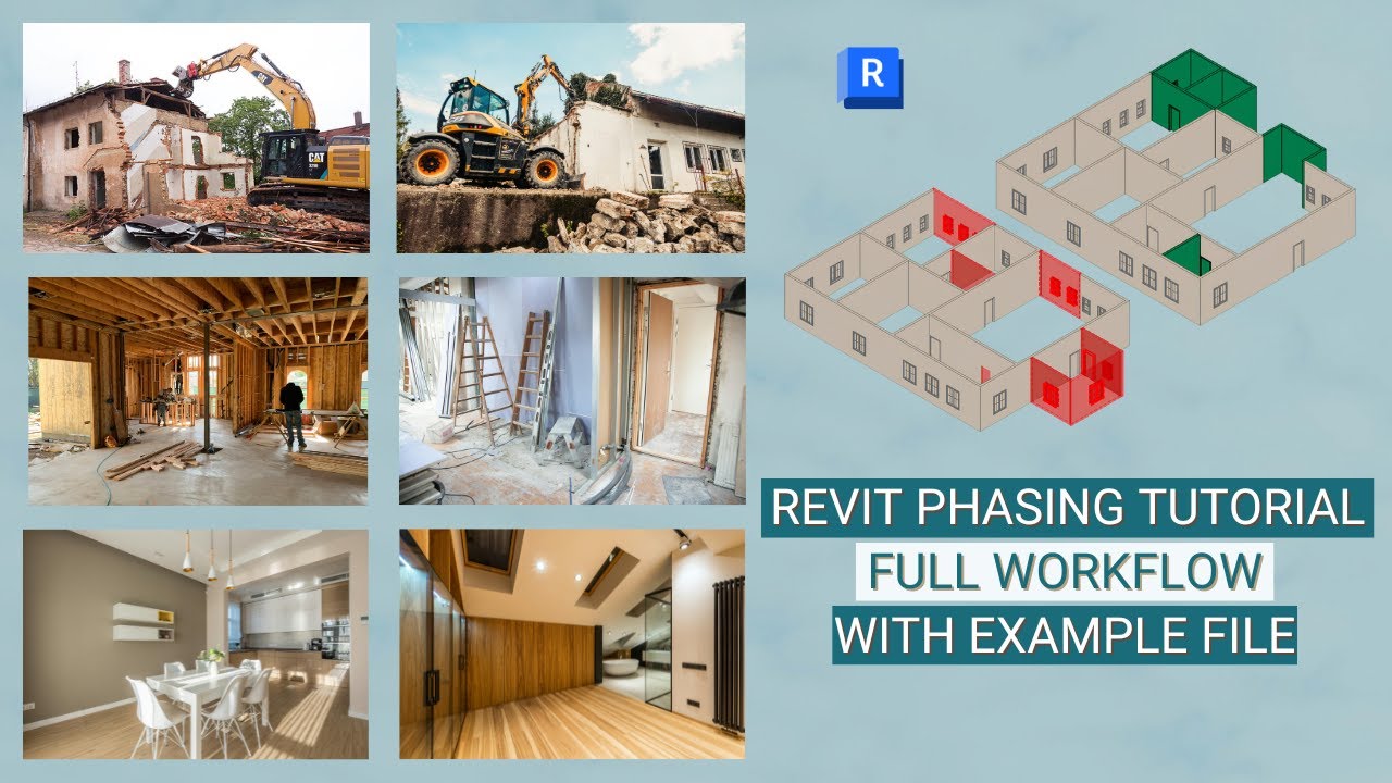 Revit Phasing Tutorial – Full Workflow with Example File - YouTube