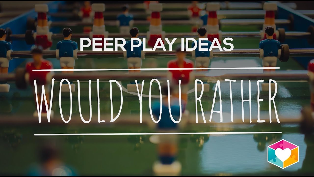 Peer Play Idea for Children with Autism: Would You Rather - YouTube
