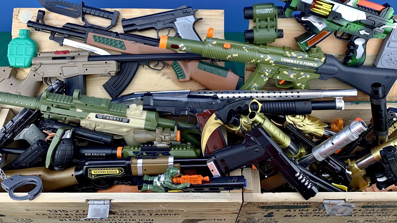 The Most Beautiful Military Weapons in the Chest ! Realistic Shotgun ...