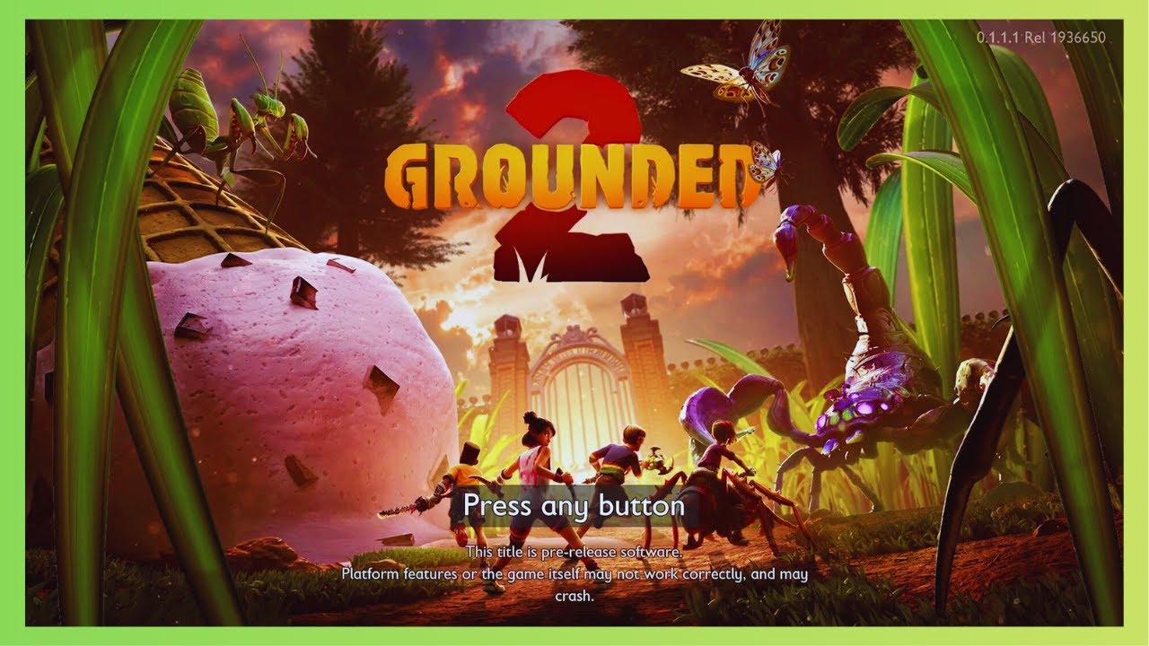 Grounded 2 Title Screen and Menu - YouTube