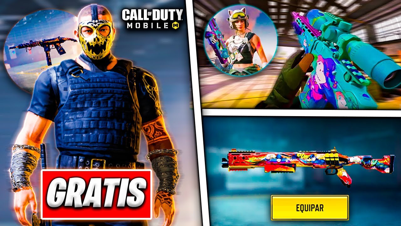 TODAS las SKINS GRATIS de la TEMPORADA 8 en COD MOBILE! | Lobo Jz - YouTube