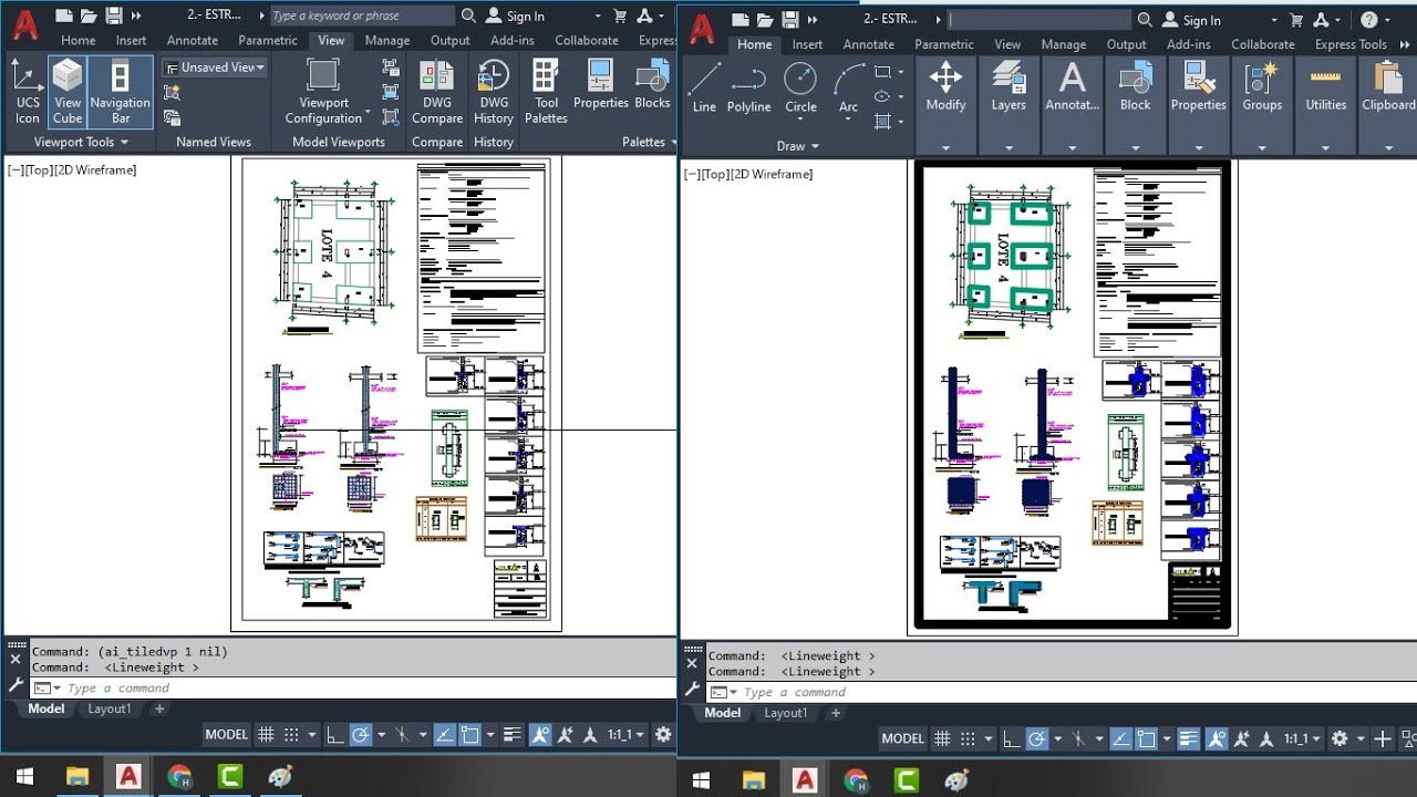 como activar el grosor de linea en autocad 2021 💪 - YouTube