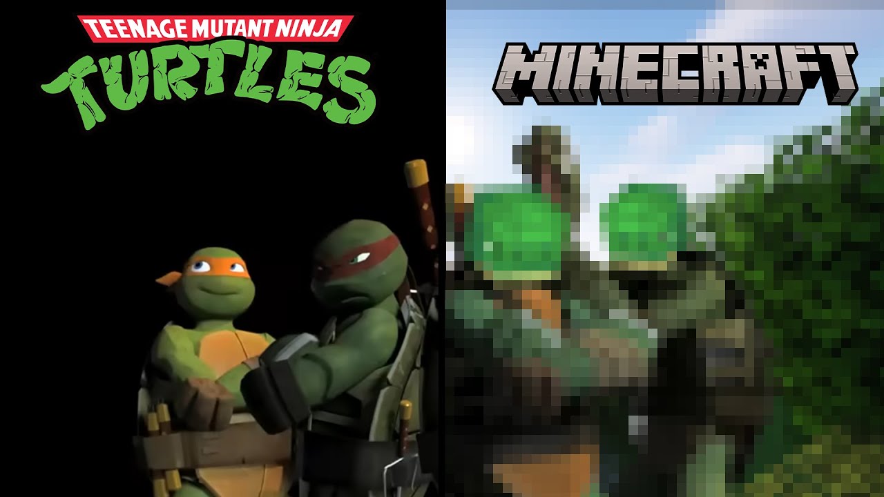 TMNT intro - FULL VERSION (Minecraft Parody) - YouTube