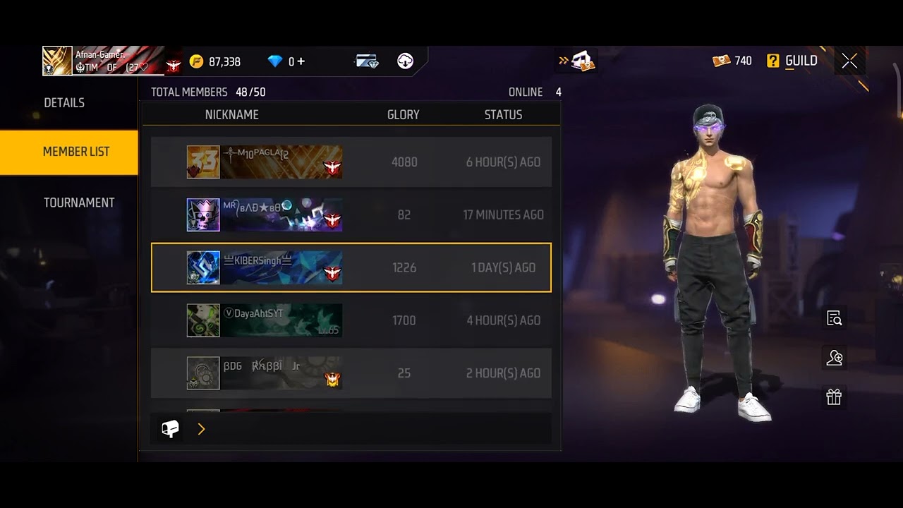 All the players of our guild (topup player,gameplay player) a balanced ...