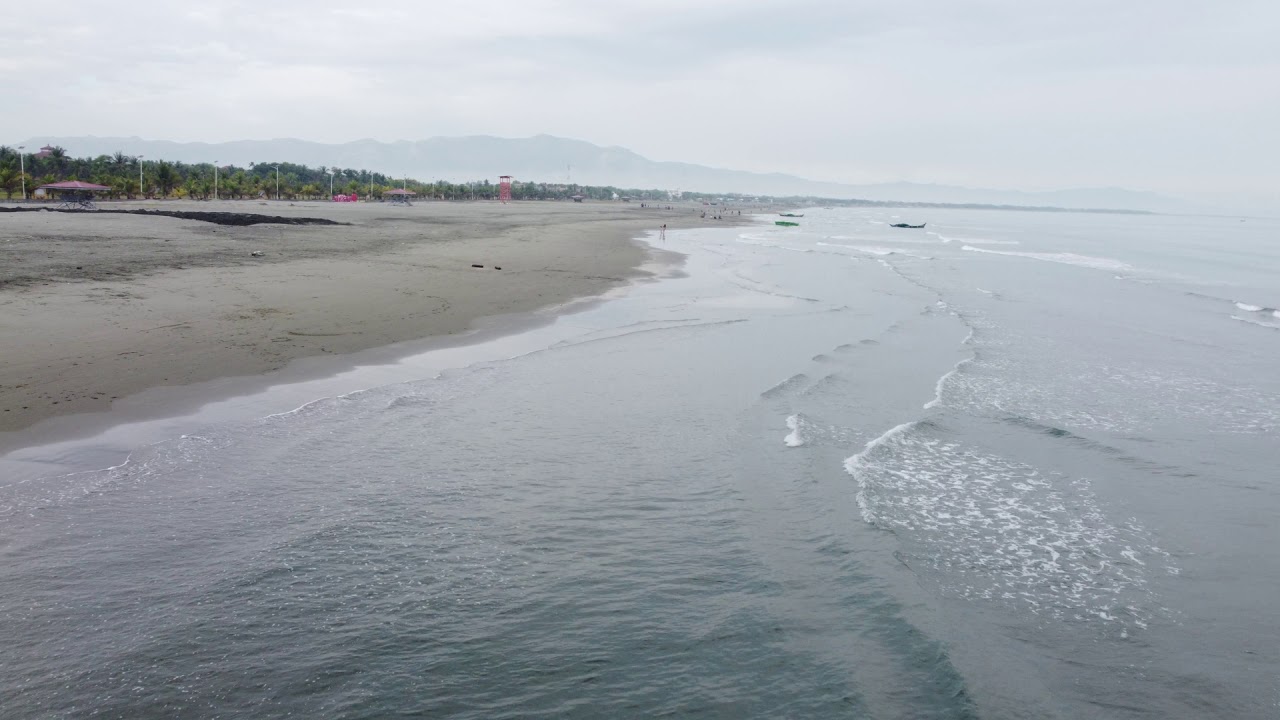 Lingayen Beach drone shots - YouTube