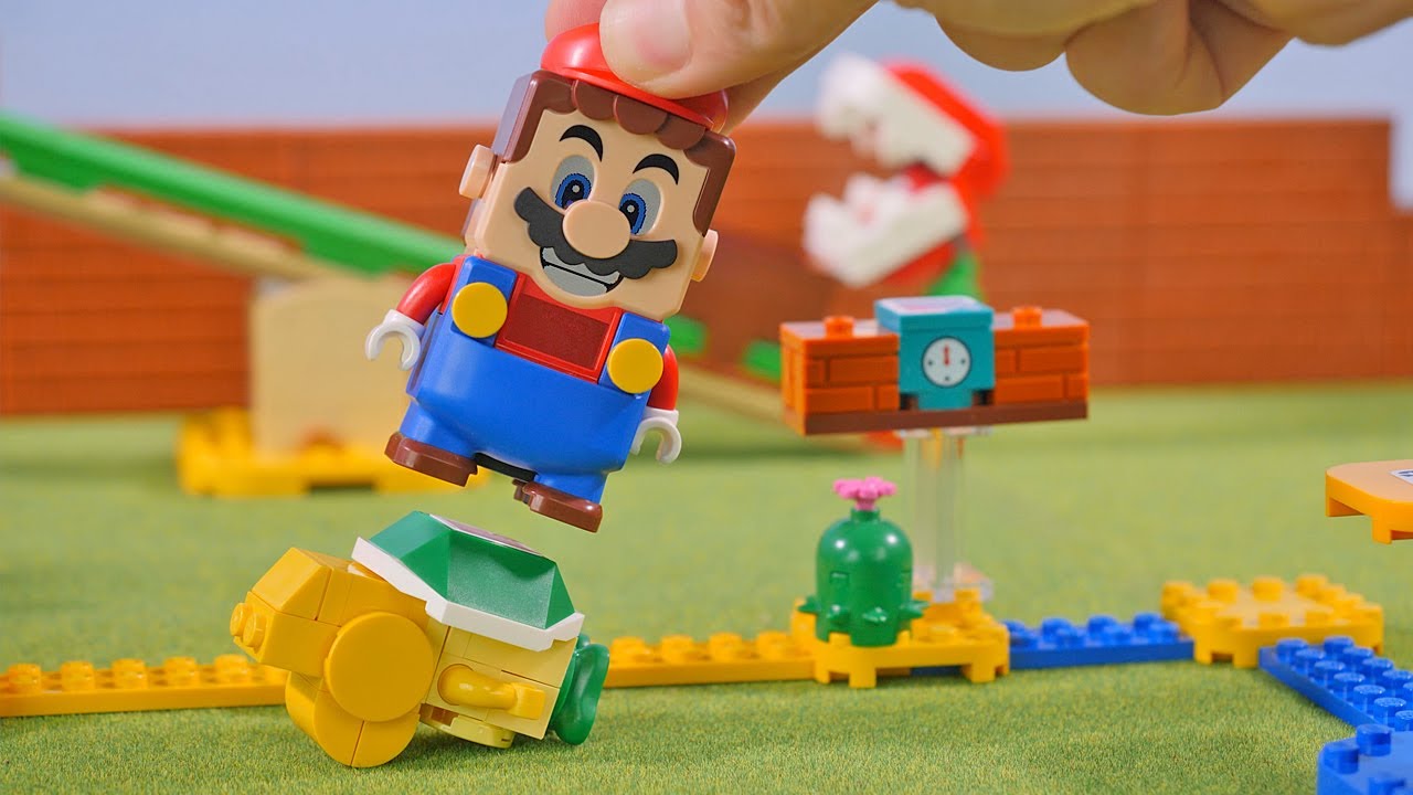 LEGO Super Mario Starter Course | Piranha Plant Power Slide Expansion ...