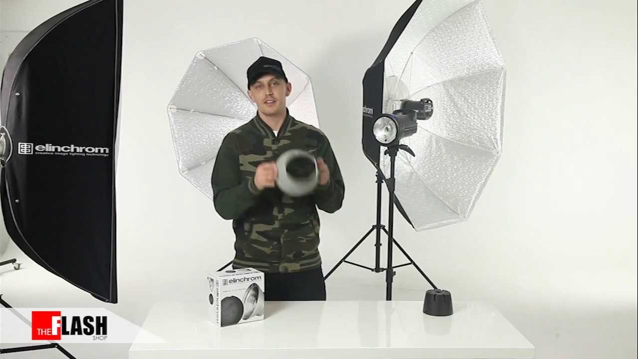 Elinchrom 18cm Reflector With Grid Product Review (The Flash Shop ...