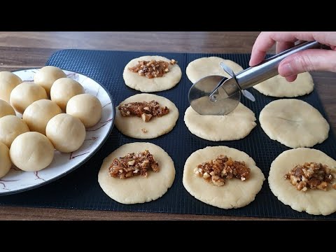SIRA DIŞI BİR TARİF👌 DENEYENLERDEN TAM NOT ALAN İNCİRLİ CEVİZLİ ŞEKER PARE...