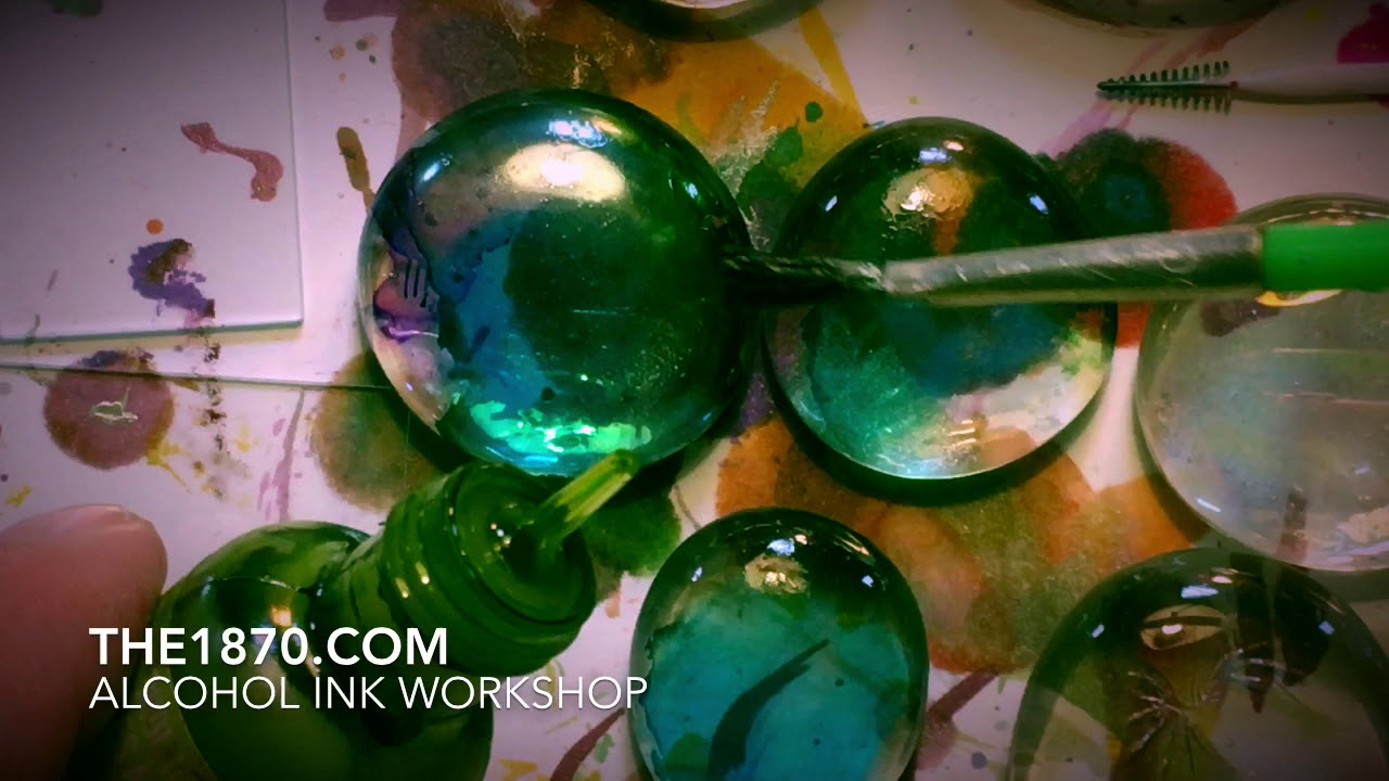 Alcohol ink TIPS & TRICKS - YouTube